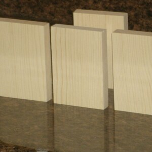 10 or 20 LARGE 4" or 5" Unfinished Wood Blanks, Tier Tray Wooden Blanks ...