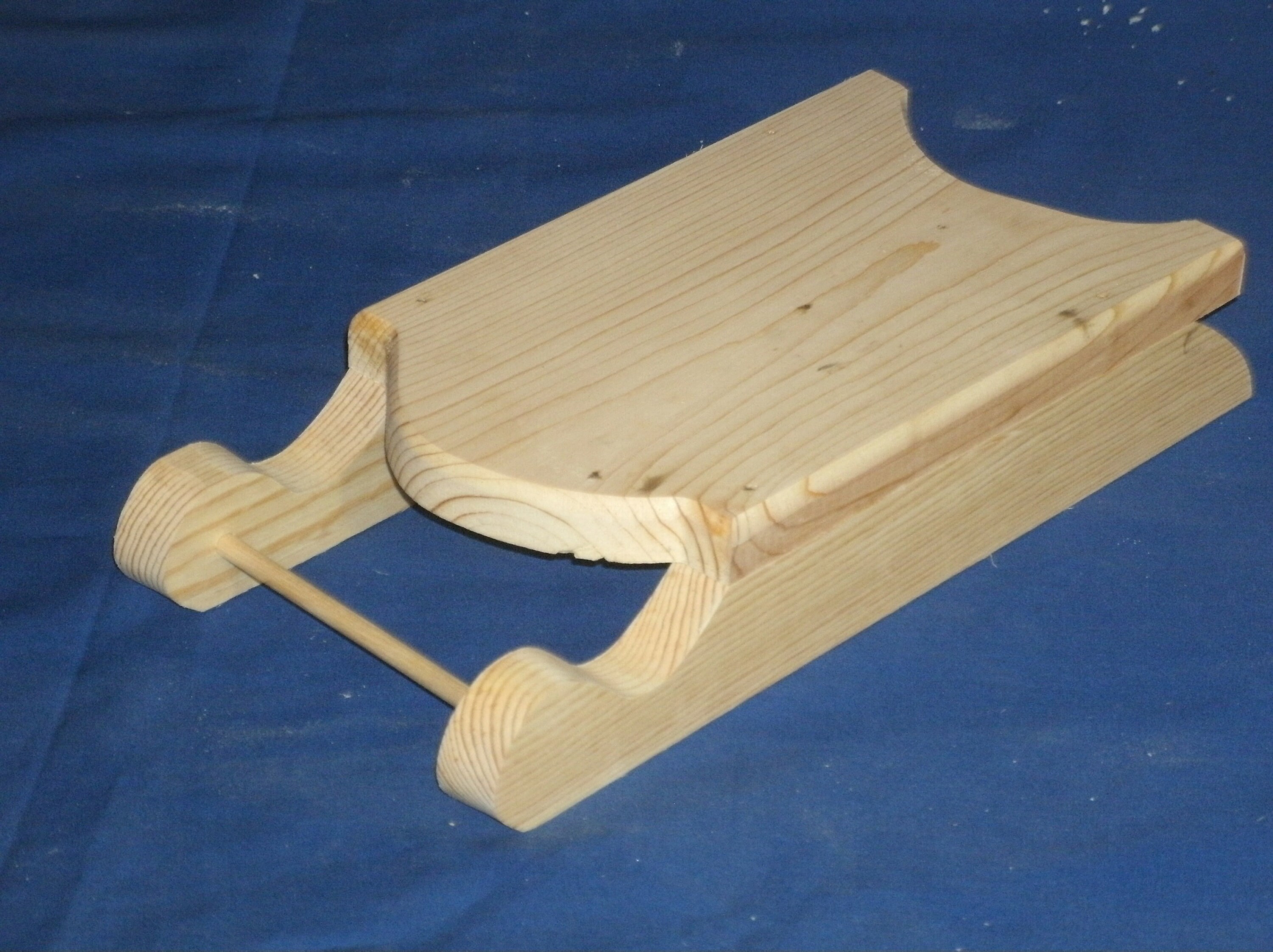 Wooden Sled, Unfinished Wooden Sled, Small Wooden Sled, Decorative ...