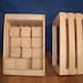 Unfinished Wood Blocks,26 Wood Baby Blocks 1 1/2" Square With Wood ...