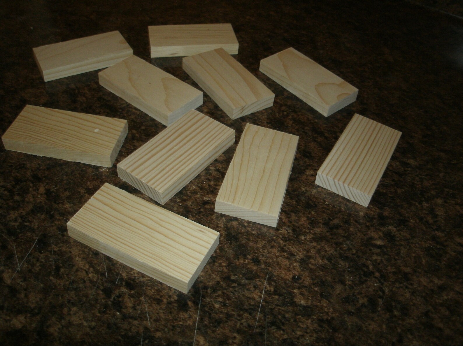 Wooden Blocks 10 3 1/2 X 1 3/4 Unfinished Wood Blocks - Etsy