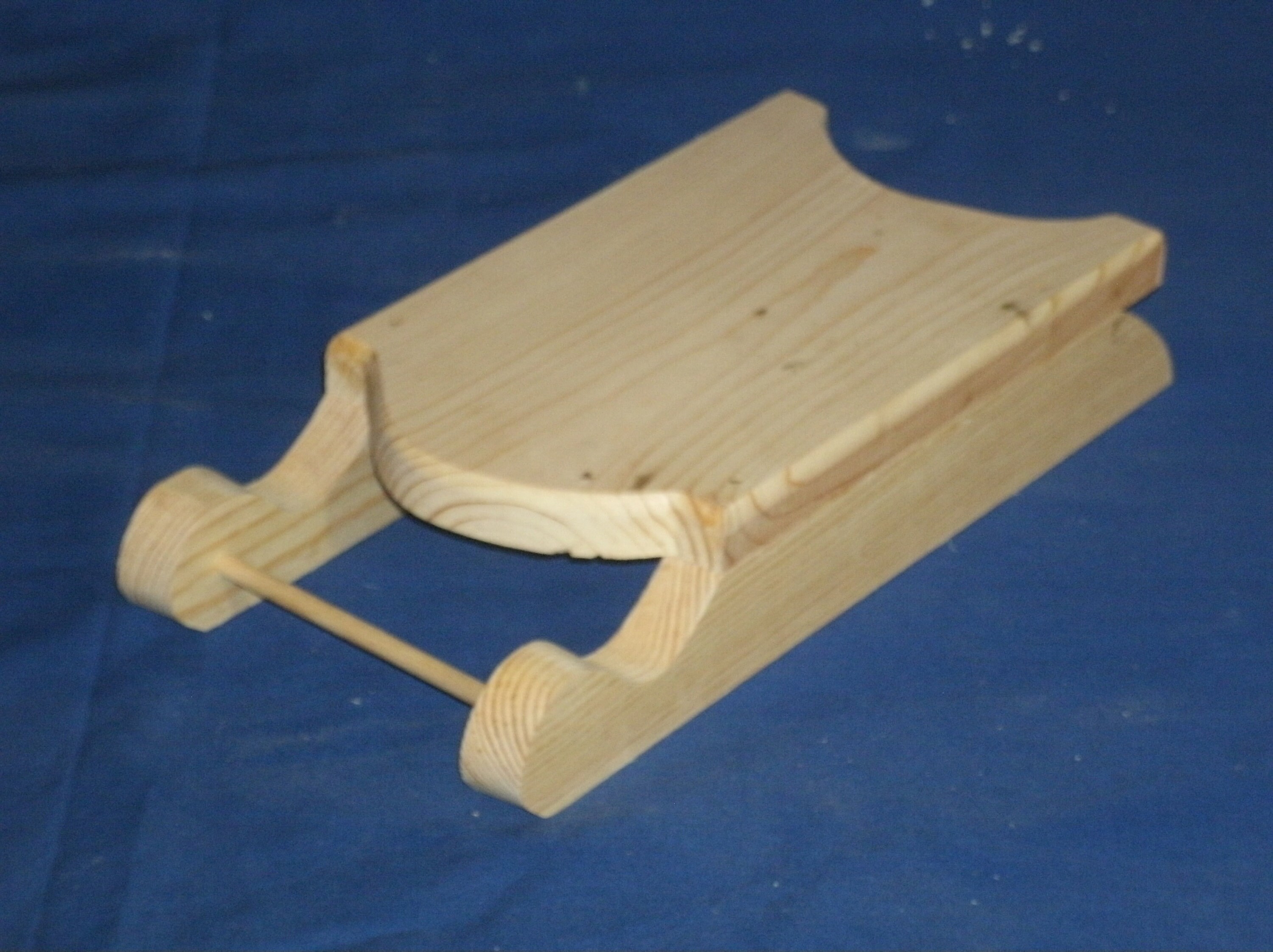 Wooden Sled, Unfinished Wooden Sled, Small Wooden Sled, Decorative ...