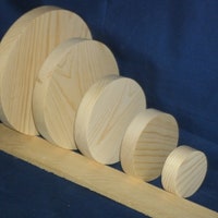 Unfinished Wooden Circle Round Shape | Circle Blank Cutout | Craft ...