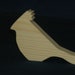 Cardinal Wooden Bird Cutout, Cardinal Shapes, Unfinished Wooden Bird ...