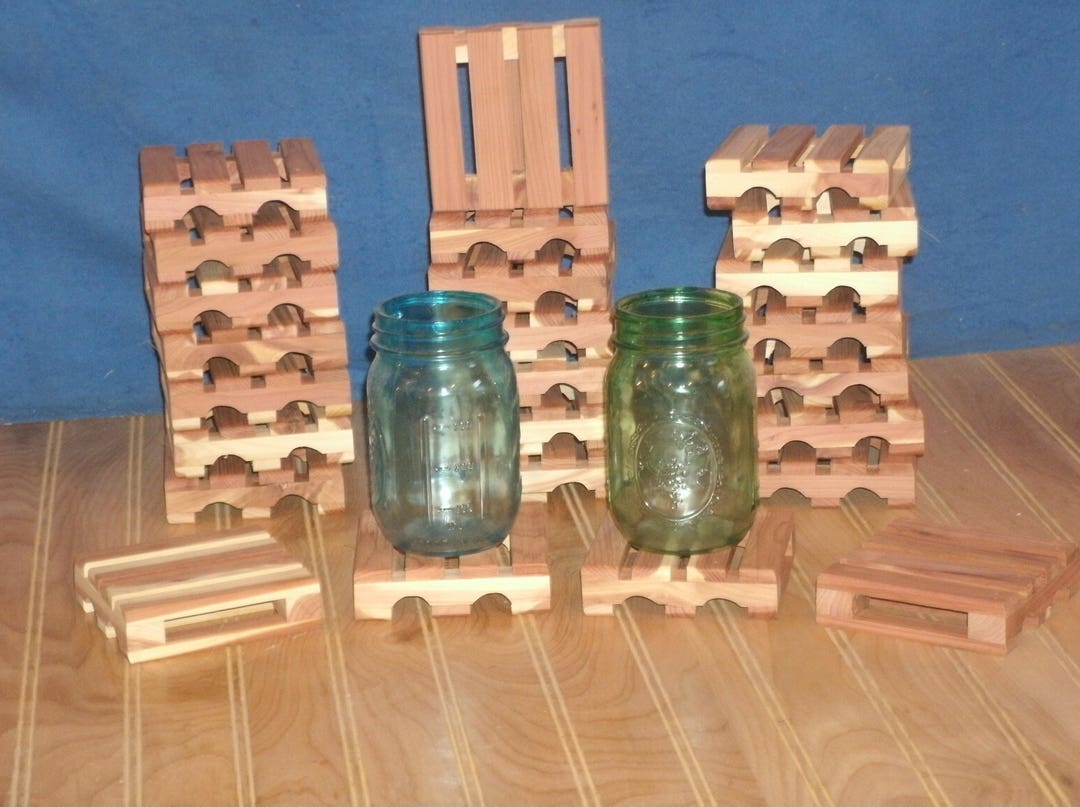 Pallet Coaster, Aromatic Red Cedar Wooden Coaster, Wood Pallet Coaster ...