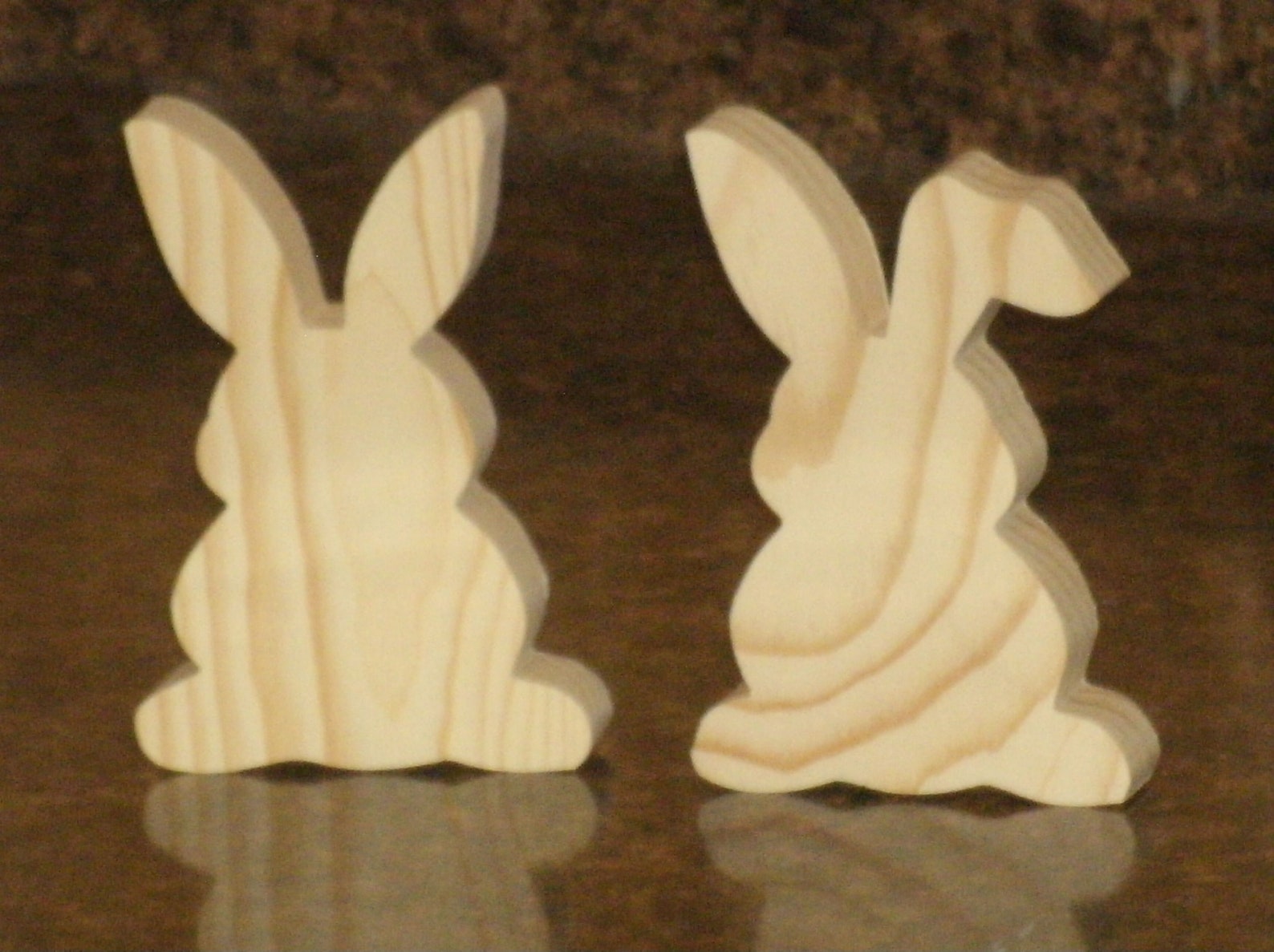 Unfinished Wood Easter Bunny Wooden Easter Bunny Wooden - Etsy