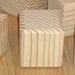 40 Unfinished Wood Blocks, 1 1/2" Unfinished Wooden Blocks, Baby Blocks ...
