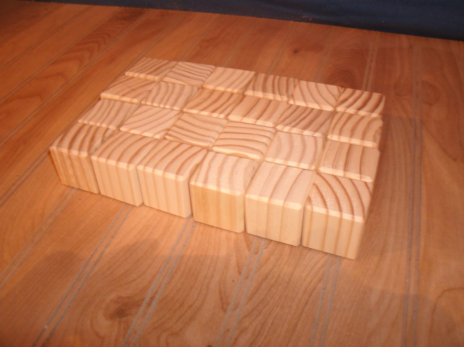 40 Unfinished Wooden Blocks,wood Blocks 1 1/2", Baby Blocks, Wood Baby ...