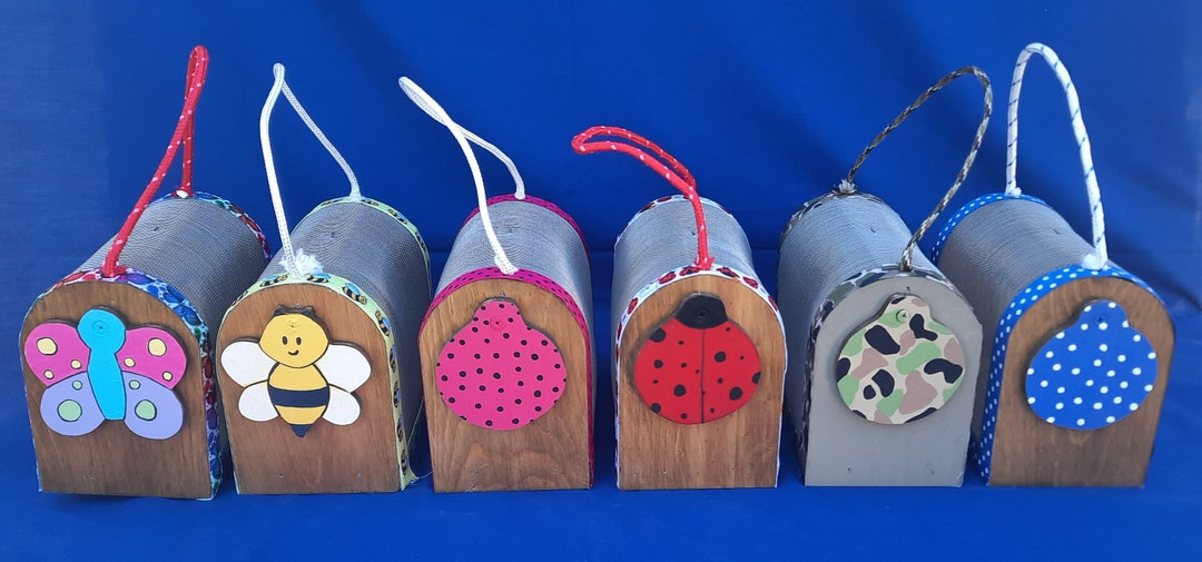 Painted Wooden Bug Cage, Bug Cage, Critter Cage, Bug Catcher, Wooden ...