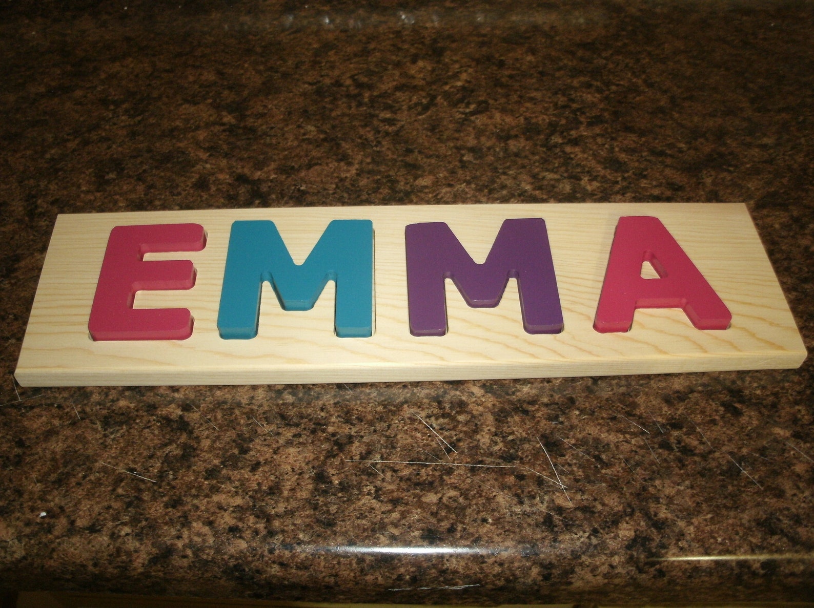 Name Puzzle, Customized Name Puzzle, Wooden Name Puzzle, Personalized ...