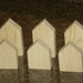 6 Small Unfinished Wood House Shapes, Wooden House, Wooden Blocks, Wood ...
