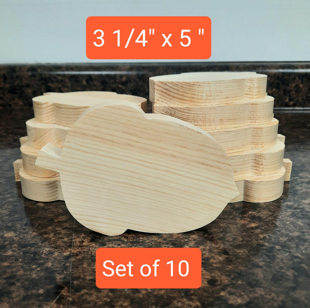 10 or 20 Wooden Acorn Blanks, Acorn Shapes, Unfinished Wooden Acorn ...