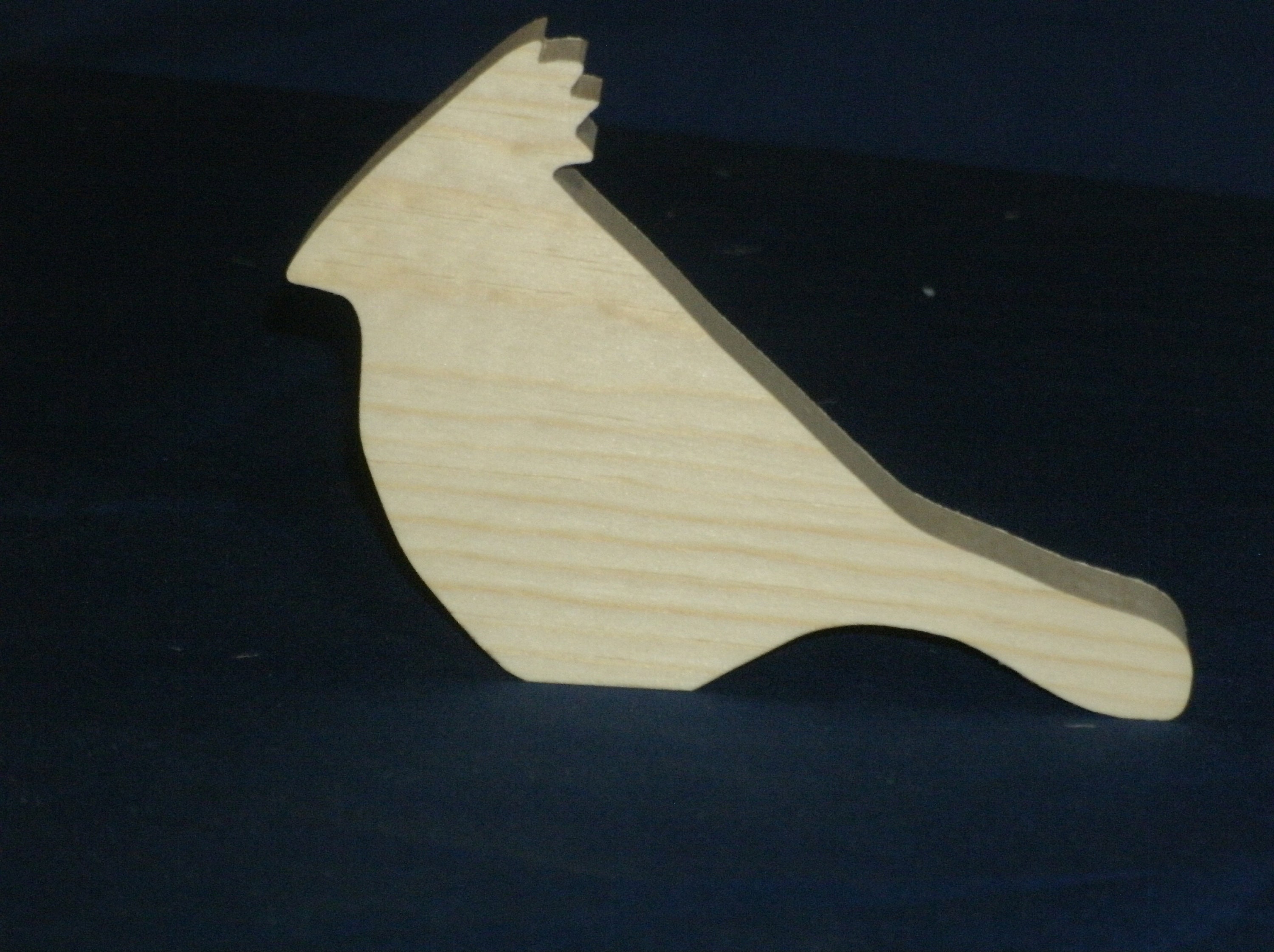 Cardinal Wooden Bird Cutout, Cardinal Shapes, Unfinished Wooden Bird ...