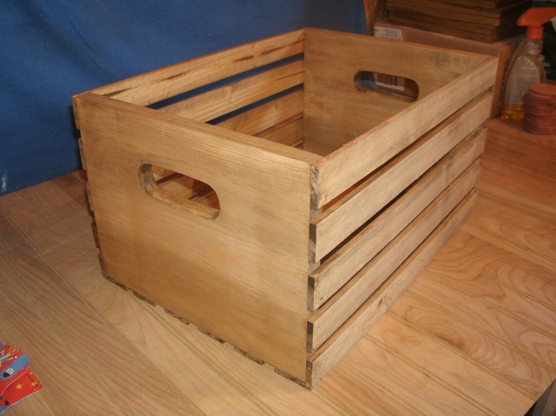 18 Wooden Crate Wood Crate Crate Storage Crate | Etsy