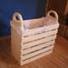 Crate,grocery Bag Trash Can Crate, Wood Crate, Wooden Crate, Wooden ...