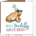 Funny Toad Birthday Card | Toadally Awesome, Quirky, Frog Card - Etsy