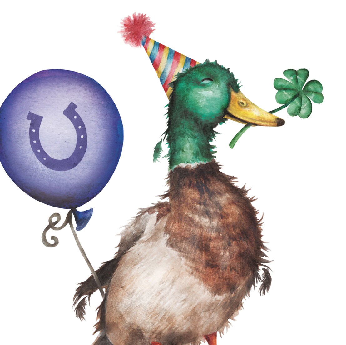 Funny Good Luck Duck Card New Job Northern Card | Etsy UK