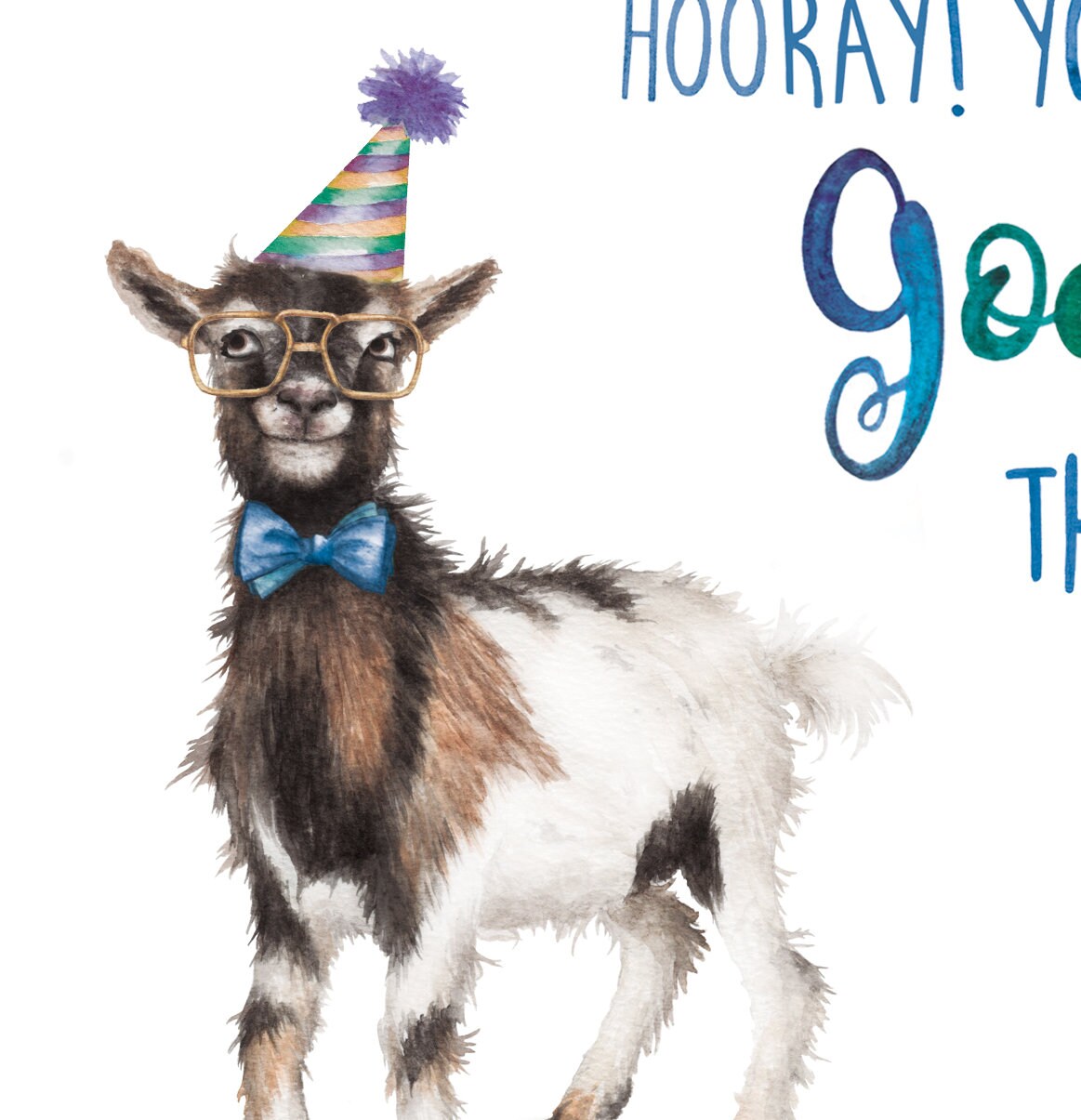 You Got the Job Card Funny Congratulations Goat Promotion | Etsy