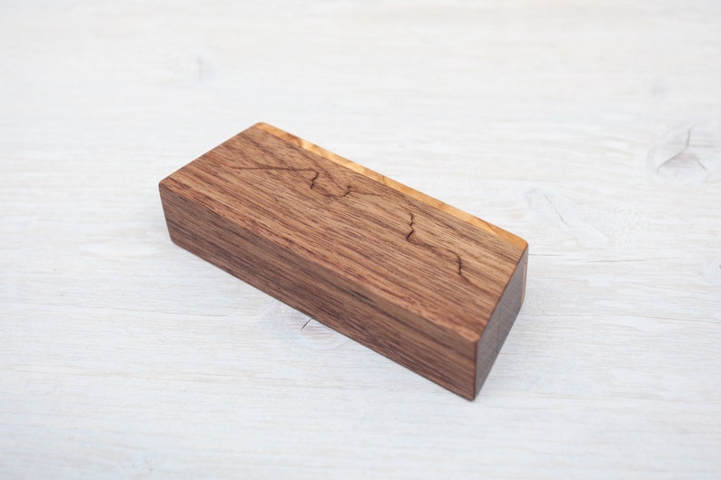 Mountain Ring Box, Three Sisters Fernie Mountain Range - Wedding Ring ...