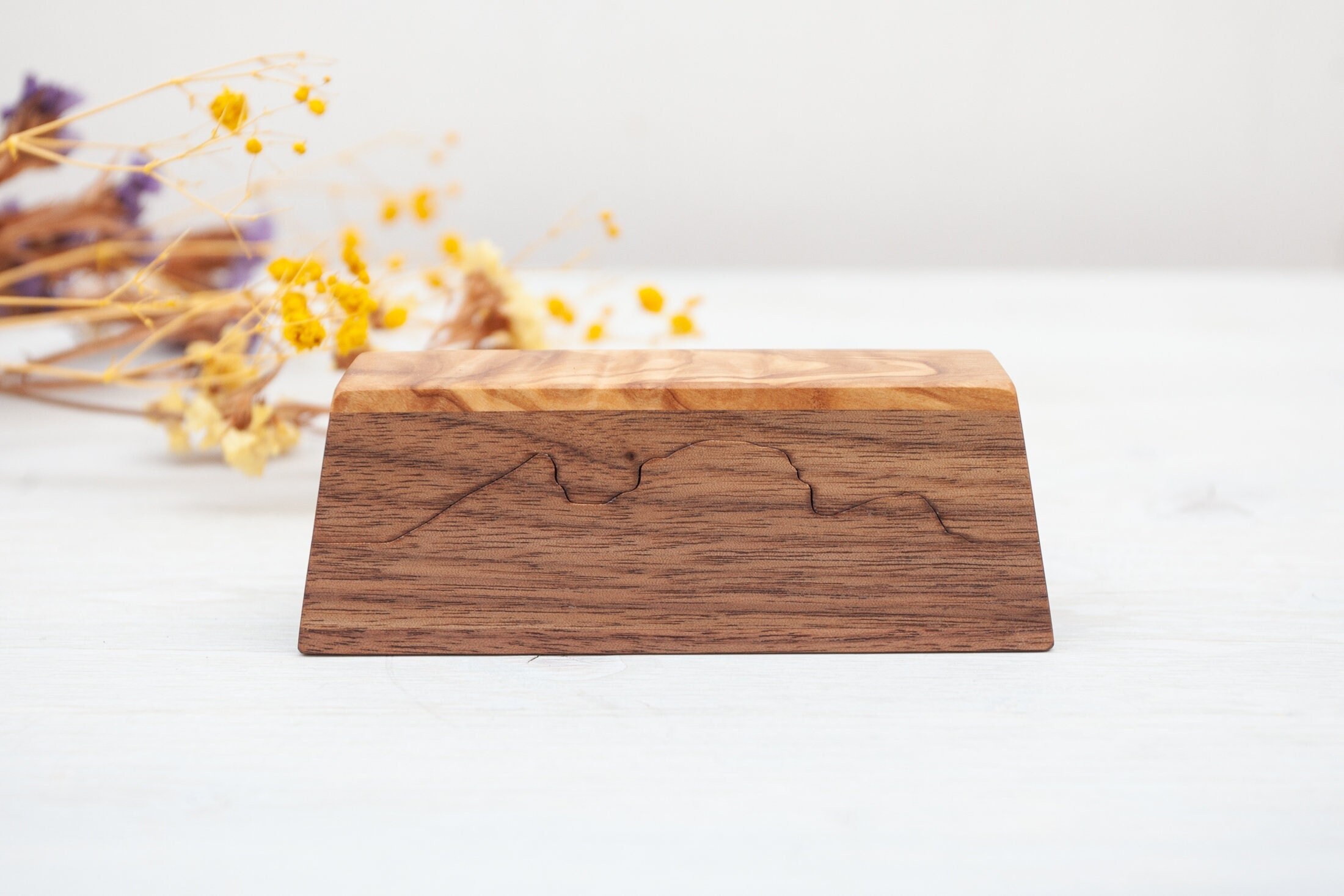 Mountain Ring Box, Three Sisters Fernie Mountain Range - Wedding Ring ...
