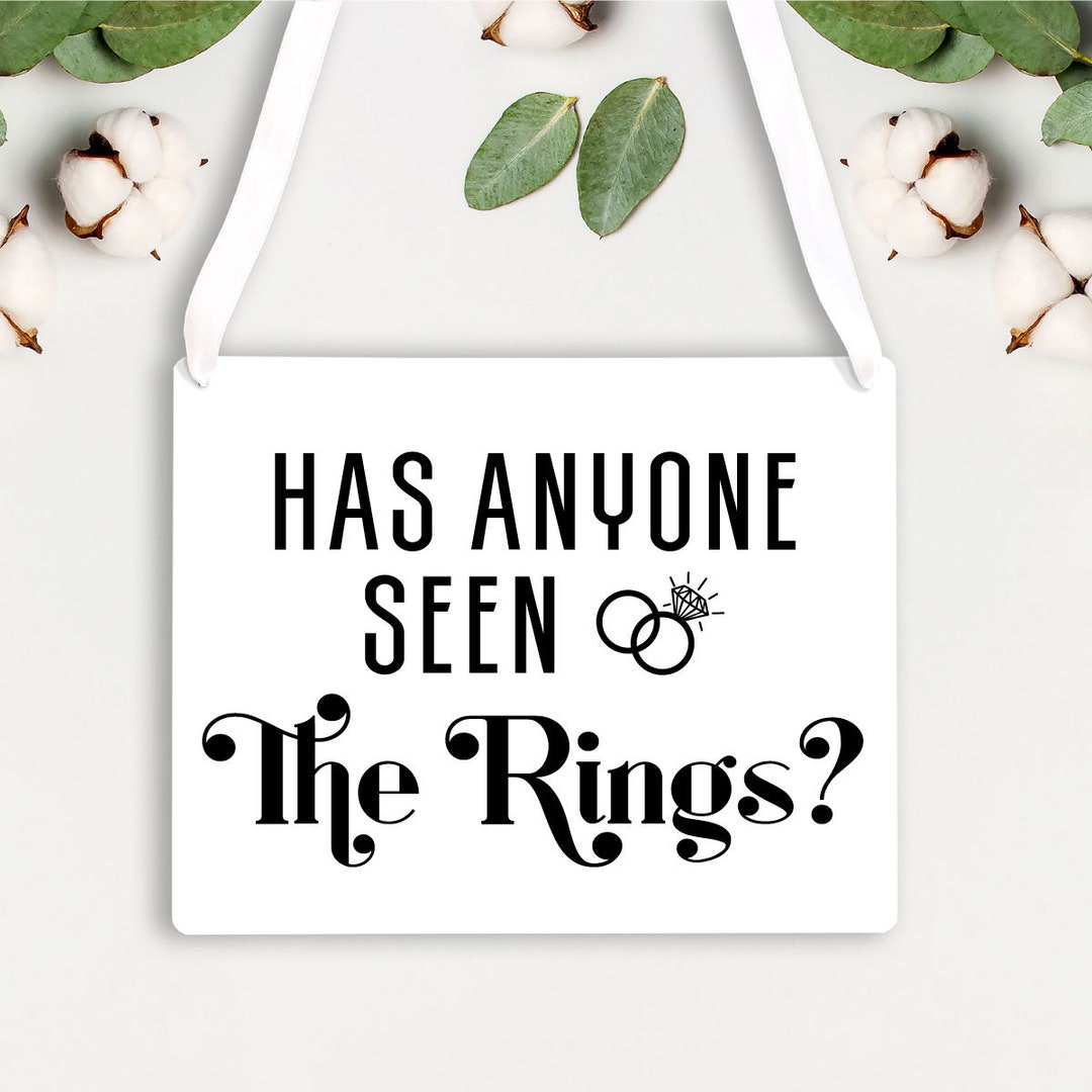 Ring Bearer Wedding Sign Funny Ring Bearer Sign Flower Girl Sign Has ...