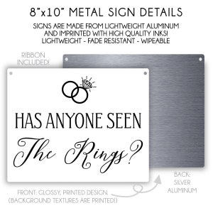 Funny Ring Bearer Wedding Sign Ring Bearer Sign Flower Girl Sign Has ...