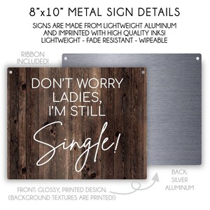 I'm Still Single Wedding Sign Funny Ring Bearer Sign - Etsy