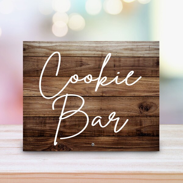 Cookie Bar Signs - Etsy