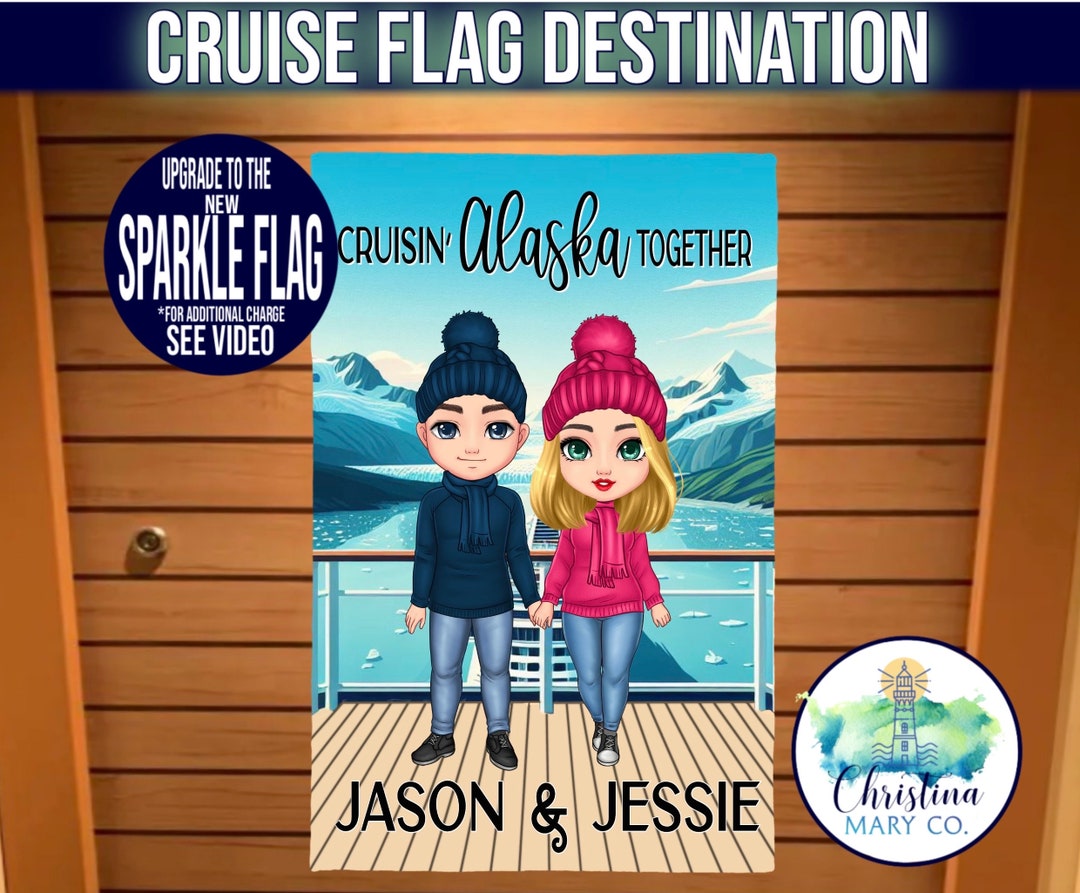 Magnetic Couples Alaska Cruise Sign, Couples Cruise Door Sign, Cruise ...