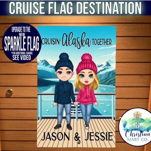 Magnetic Couples Alaska Cruise Sign, Couples Cruise Door Sign, Cruise ...
