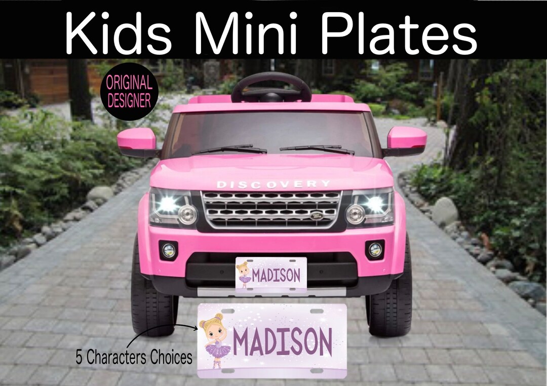 Dance Girl Mini License Plate, Kids License Plate, Custom License Plate ...