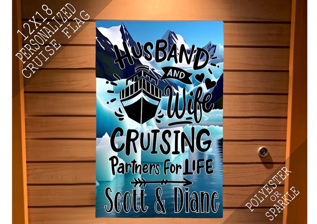 Cruise Door Magnet, Alaska Couples Cruise Door Sign, Cruise Door ...