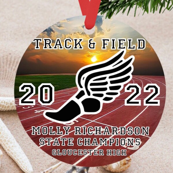 Track and Field Girl Ornament - Etsy