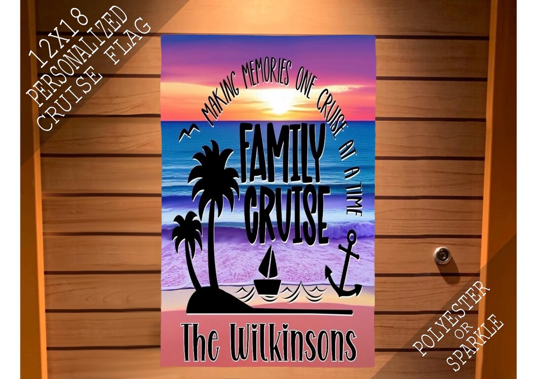 Cruise Sign Magnet Family Cruise Door Flag, Cruise Door Decoration ...