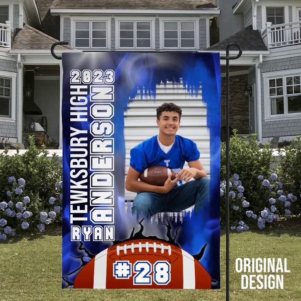 Senior Football Yard Signs - Etsy