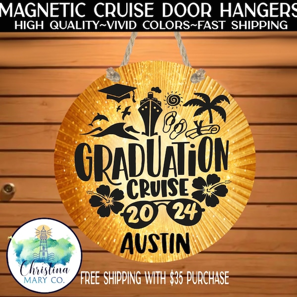 Graduation 2024 Cruise Door Magnet - Etsy