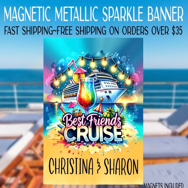 Best Friends Cruise Door Banner - Etsy