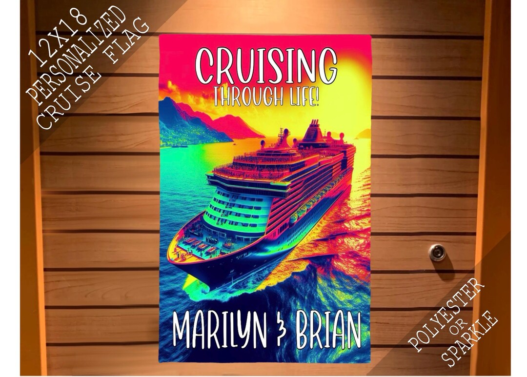Cruise Door Magnet, Cruising Together Door Flag, Cruise Door Decoration ...