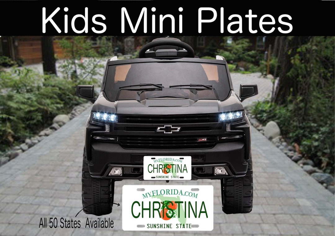 Personalized State Mini License Plate, Kids License Plate, Custom ...