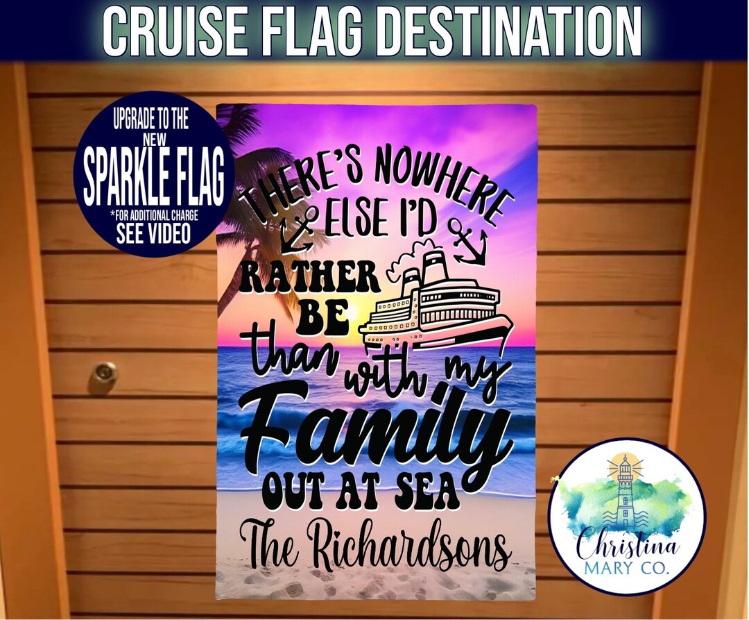 Cruise Magnet Family Cruise Door Decoaration Flag, Cruise Door ...