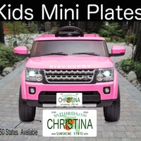 Mini License Plate - Etsy