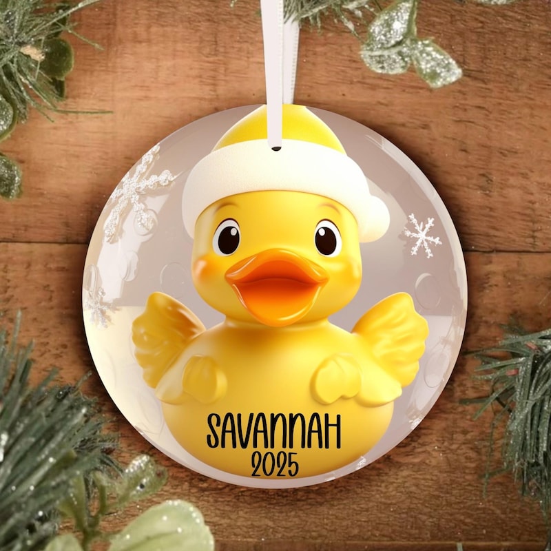 Duck Christmas Tree Ornament - Etsy