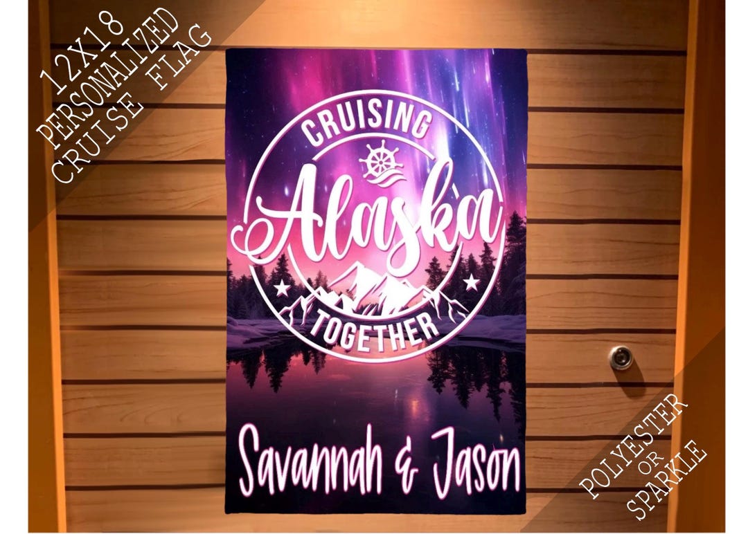 Magnetic Alaska Cruise Door Sign, Alaska Cruise Door Decoration, Cruise ...