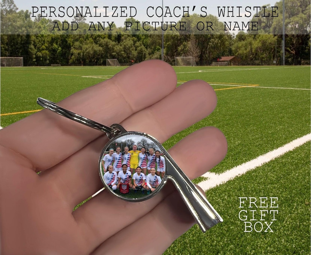 Personalized Whistle, Custom Whistle Key Ring, Coachs Gift, Referee ...