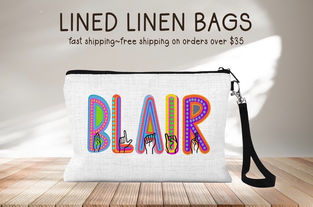 Sign Language Bag, Personalized Sign Language Gift, ASL Gift, Asl ...