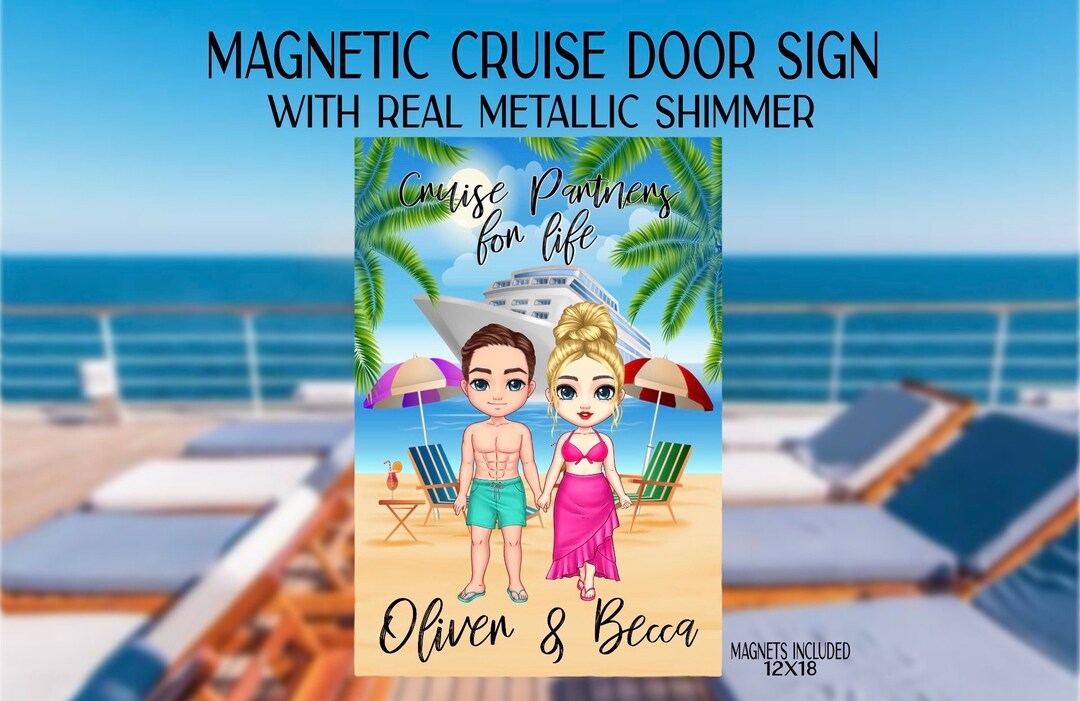 Couples Cruise Magnet Couples Cruise Sign, Cruise Door Decoration ...
