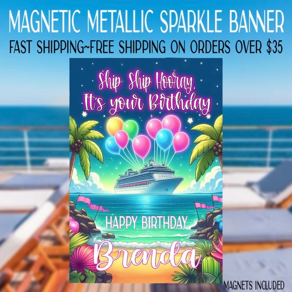 Cruise Door Birthday Signs - Etsy