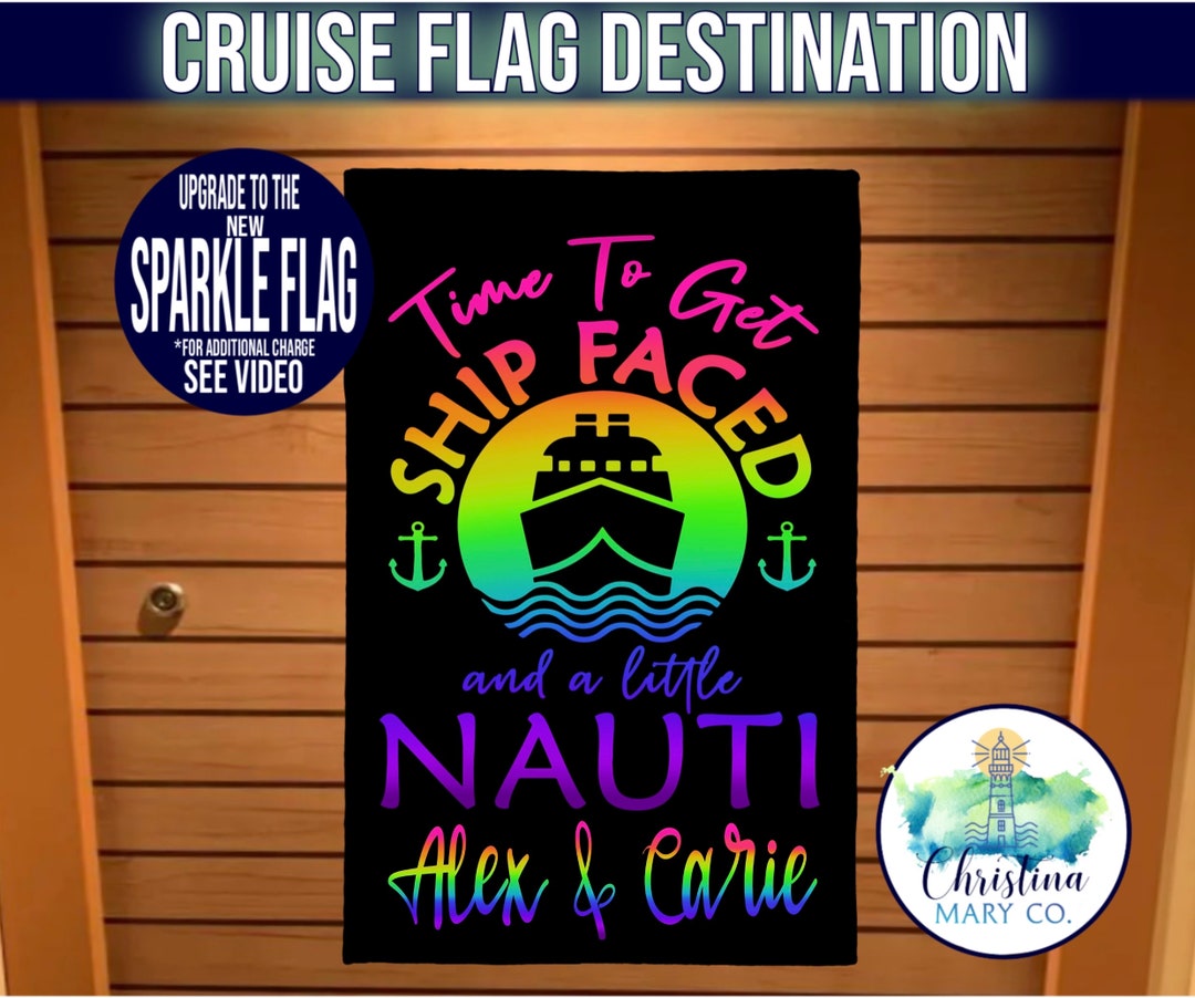 Cruise Sign Magnet Shipfaced Cruise Door Sign Flag, Cruise Door ...