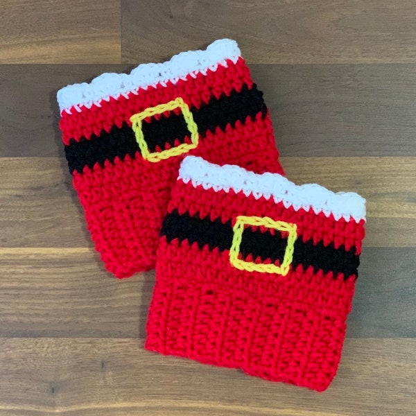 Santa Boot Cuffs - Etsy