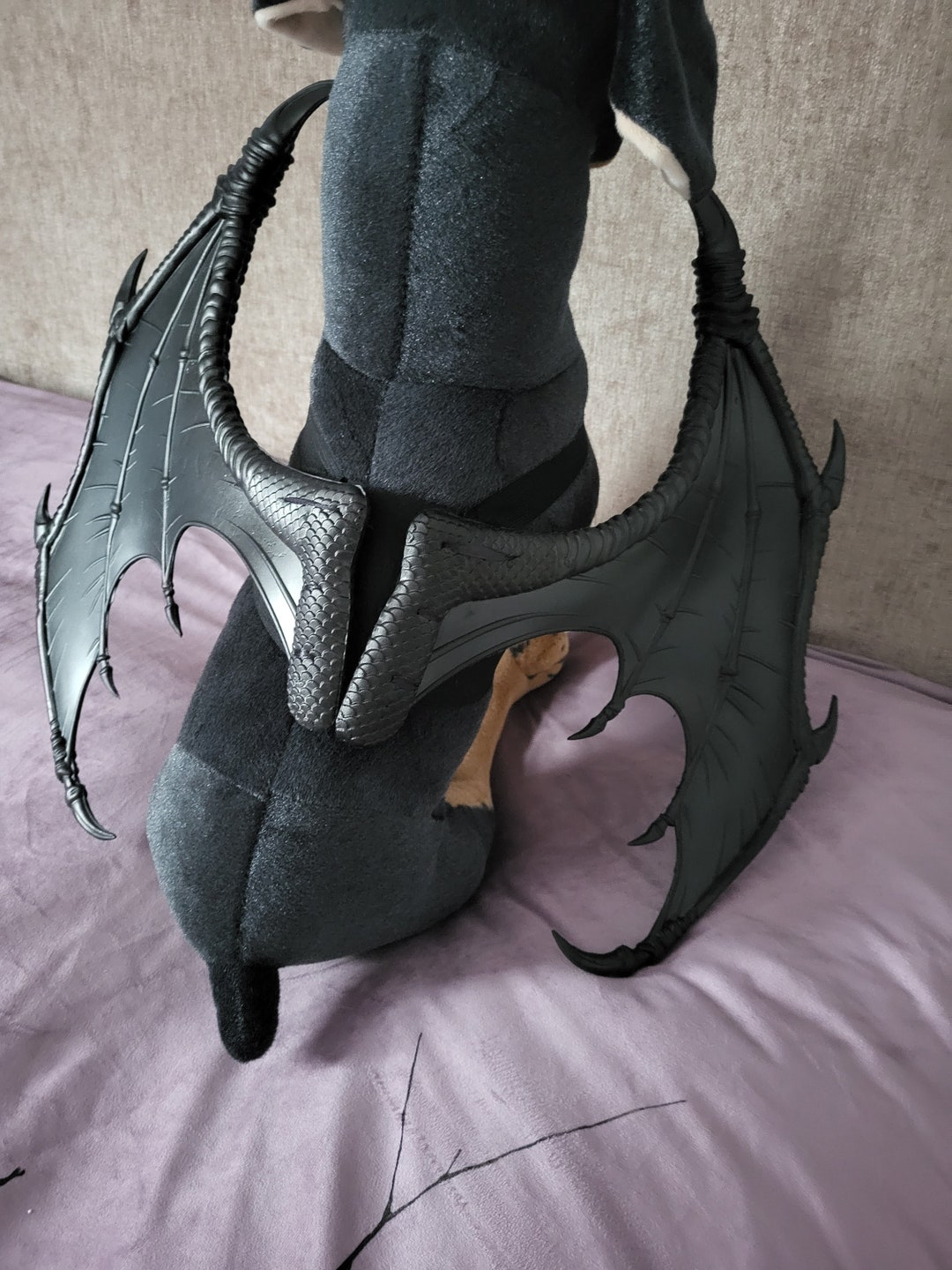 XL Goth Dragon Wings Costume for Large Breed Dogs - Etsy