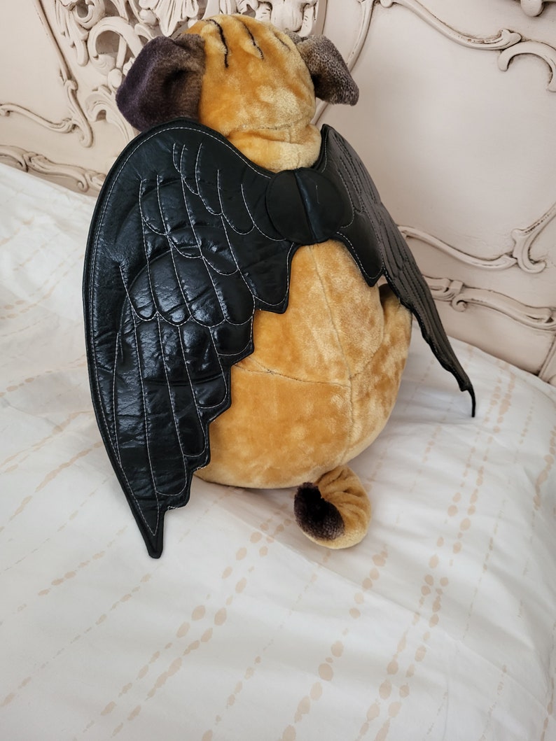 LARGE XLARGE Black Dragon Wings Dog Costume for Larger Breeds - Etsy
